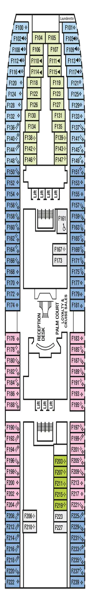 Deck Plan for P&O Aurora | Iglu Cruise