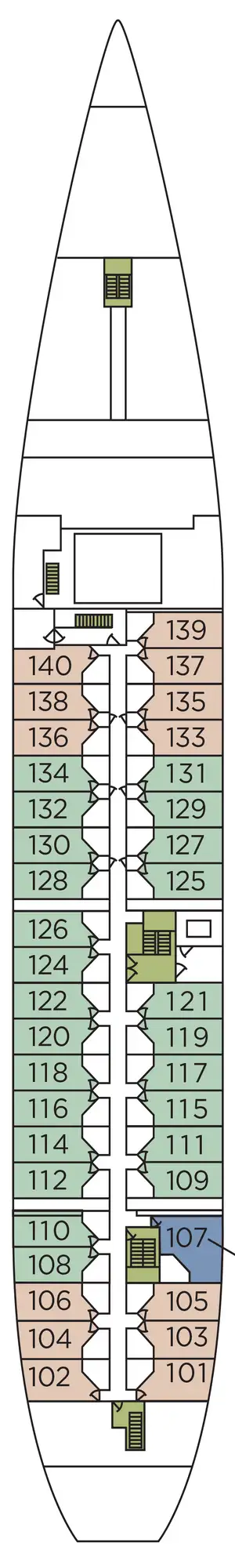 Deck Plan for Wind Star | Iglu Cruise