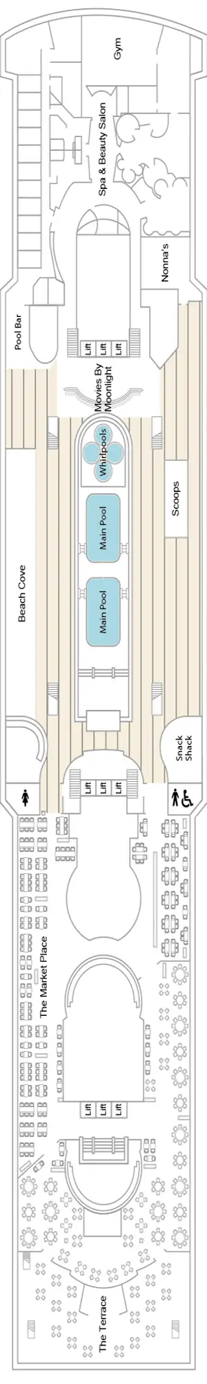 Deck Plan for Marella Explorer 2 | Iglu Cruise