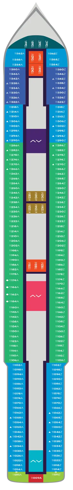 Deck Plan for Scarlet Lady | Iglu Cruise