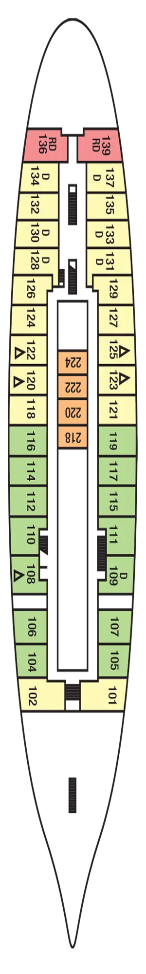 Deck Plan for Star Clipper | Iglu Cruise