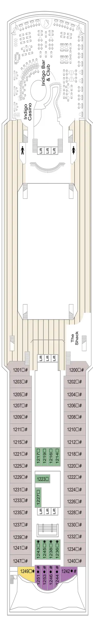 Deck Plan for Marella Explorer 2 | Iglu Cruise