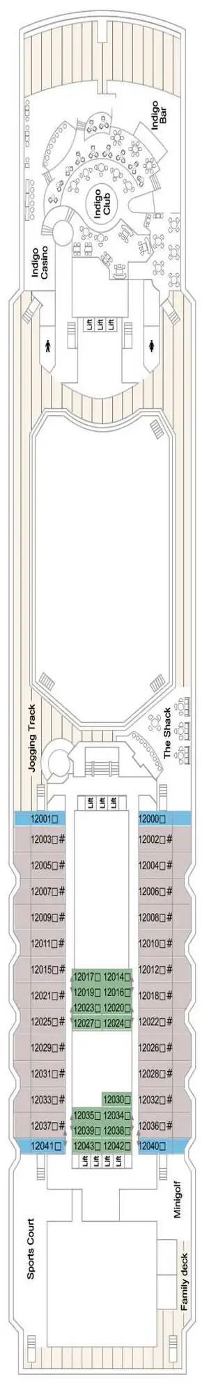 Deck Plan for Marella Explorer | Iglu Cruise