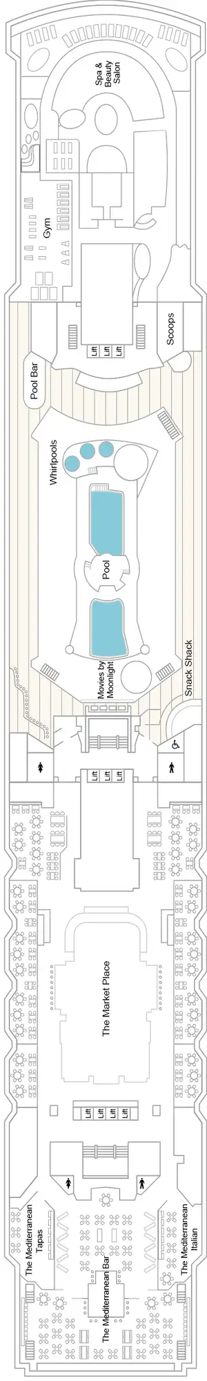 Deck Plan for Marella Explorer | Iglu Cruise