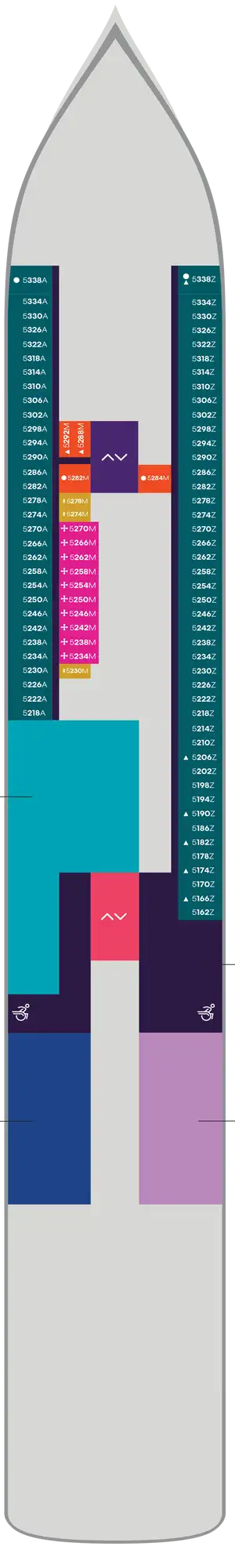 Deck Plan for Scarlet Lady | Iglu Cruise