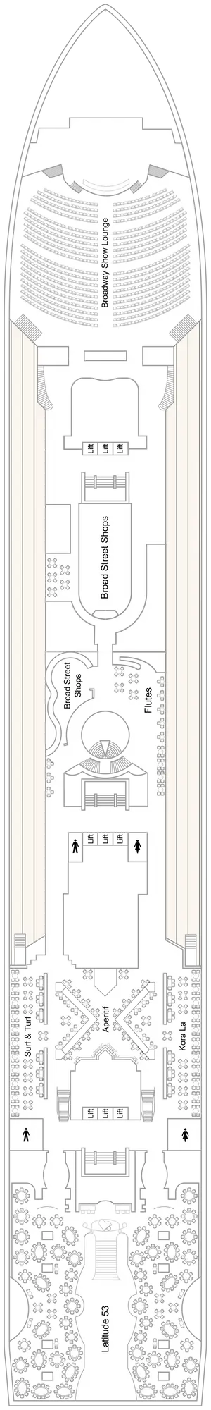 Deck Plan for Marella Explorer 2 | Iglu Cruise