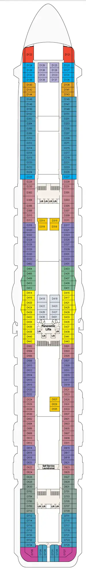 Deck Plan for Sky Princess | Iglu Cruise